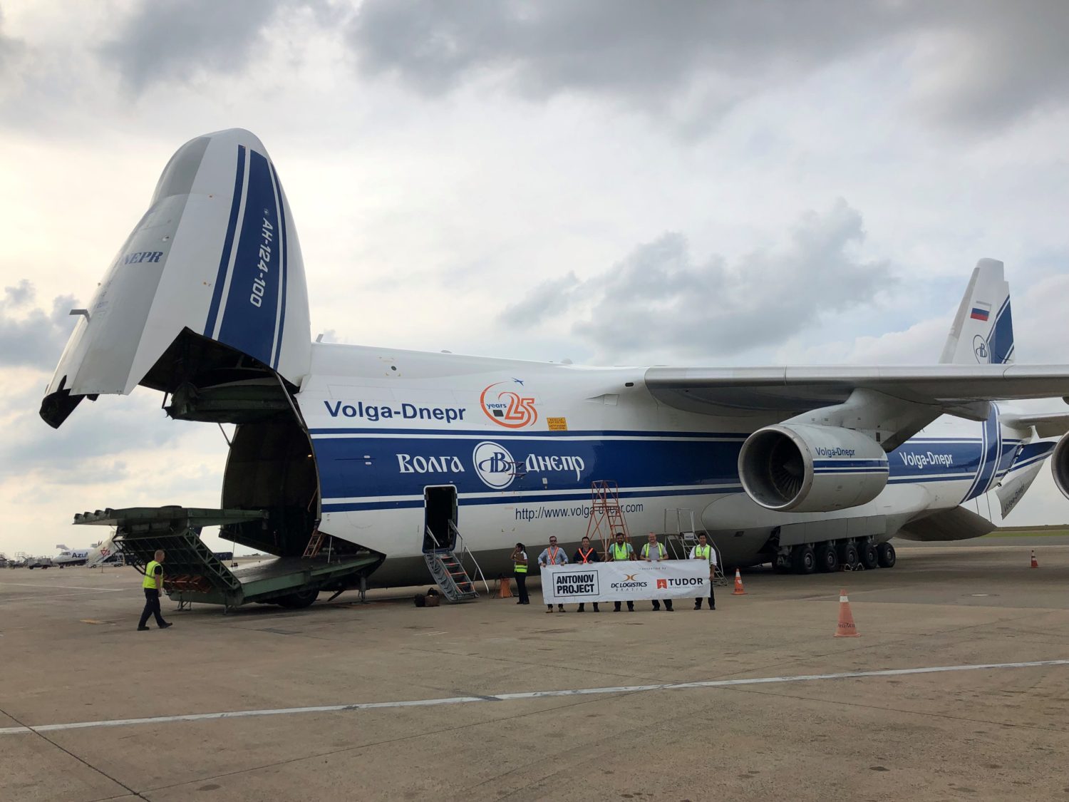 DC Logistics Brasil transporta carga grande e sigilosa em Antonov 124